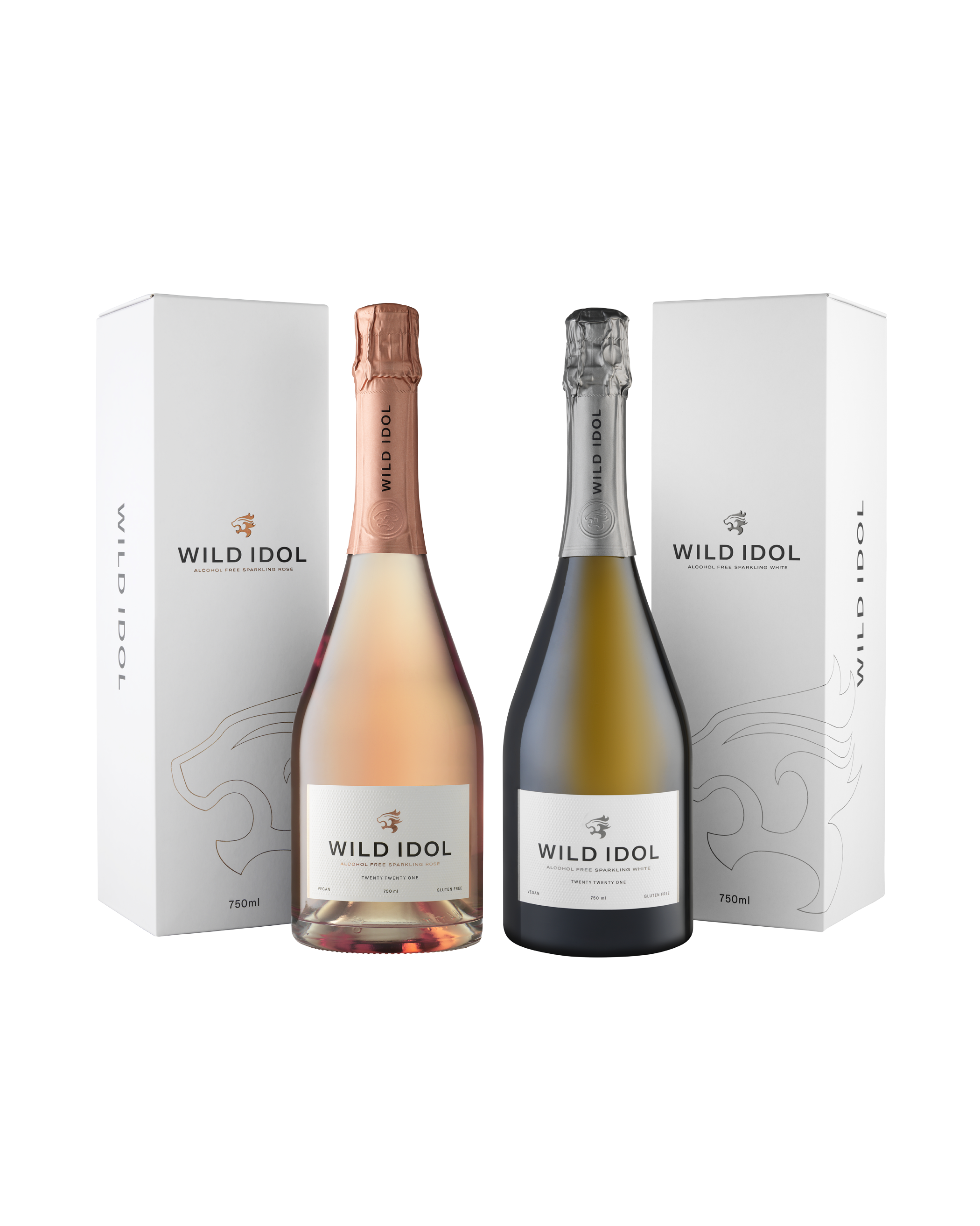 Alcohol Free Sparkling Rosé - Wild Idol Wines