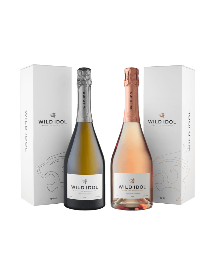 Premium Non Alcoholic Wine | Wild Idol Sparkling Rosé & White