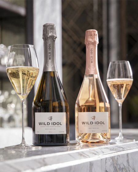 Alcohol Free Wines - Sparkling Rosé & White Wine by Wild Idol